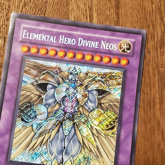 Konami | Toys | Yugioh Elemental Hero Divine Neos Trading Card | Poshmark